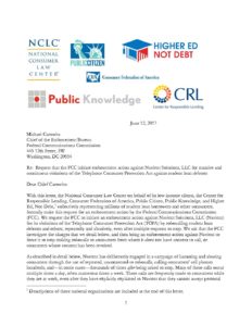 6-12-17-Navient-Enforcement_Letter · Consumer Federation of America