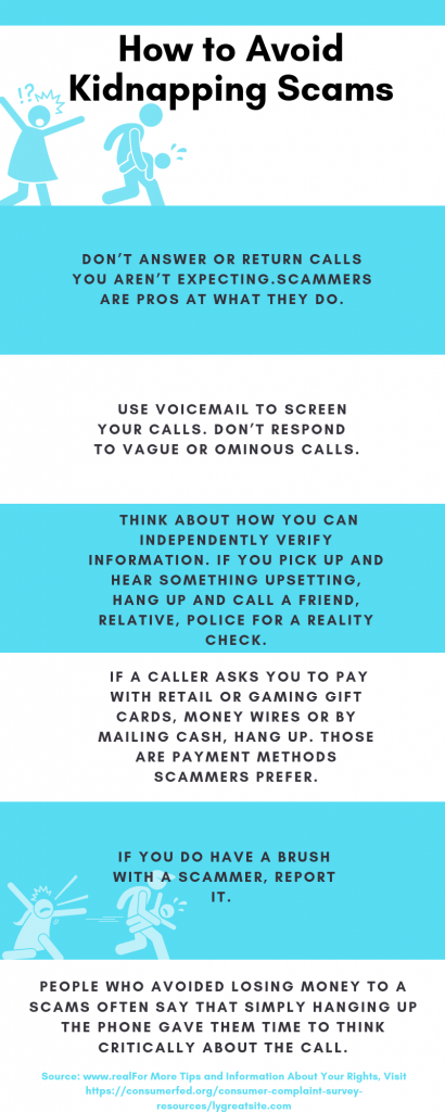 Kidnapping Scams and How to Spot Them! · Consumer Federation of America