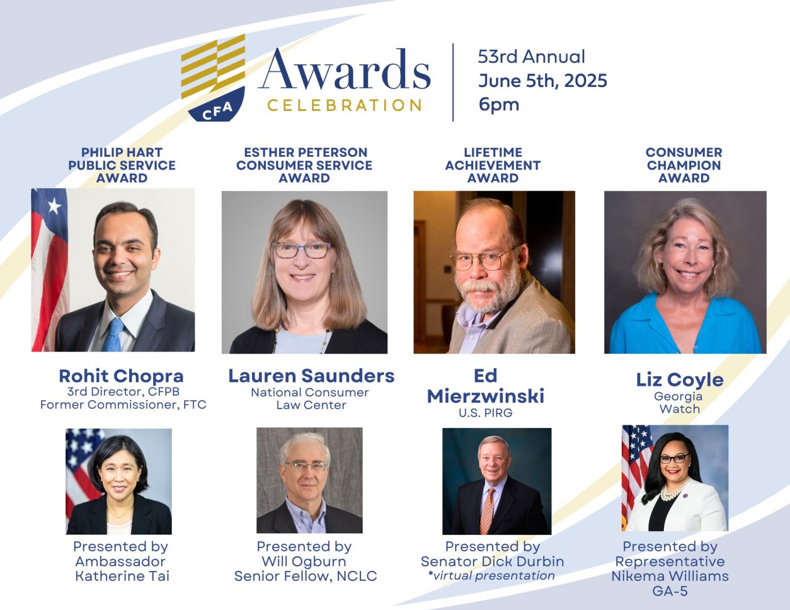 CFA's Awards Celebration · Consumer Federation of America